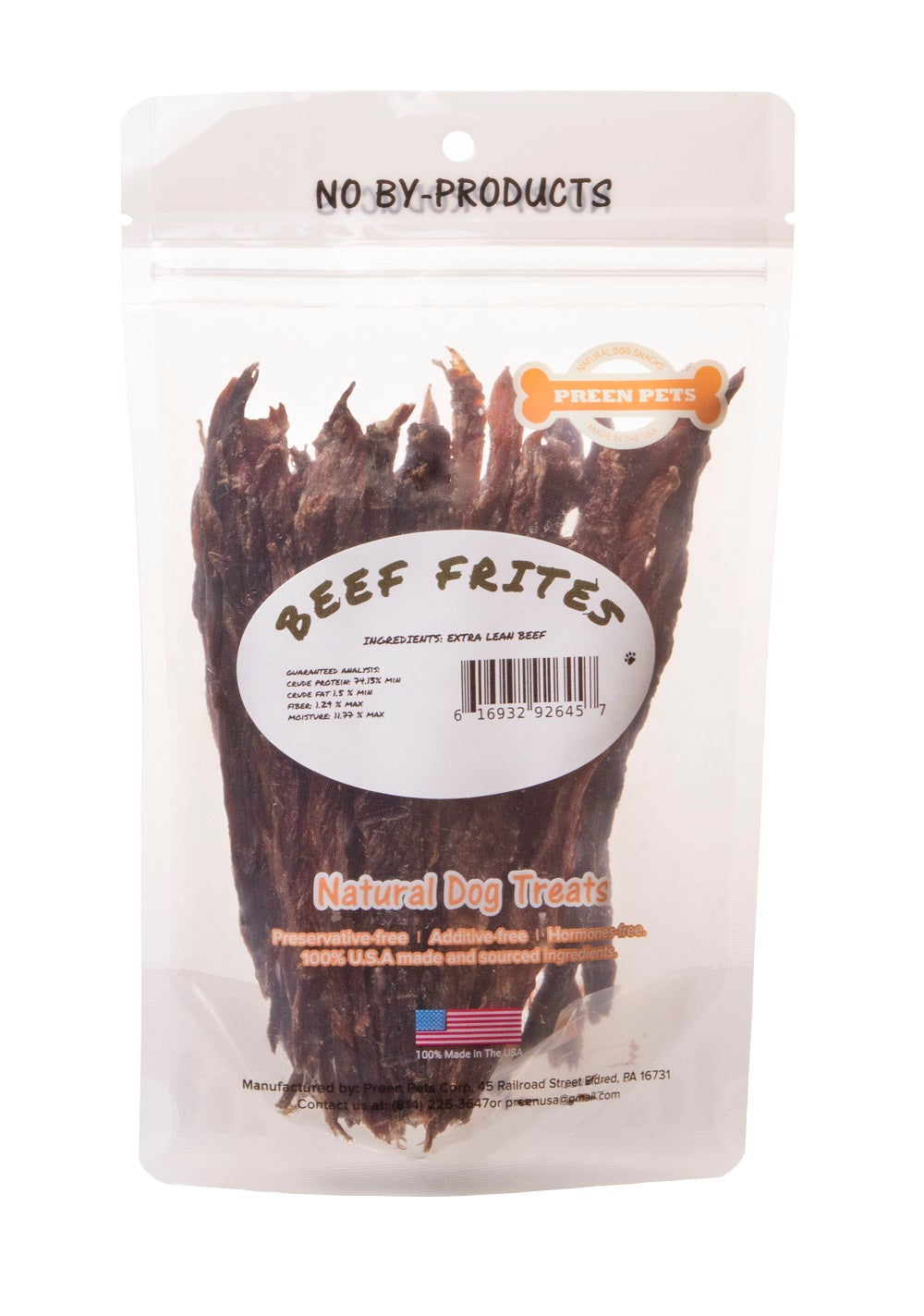 Beef Frites with Omega-3 Fish Oil – Preen Pets